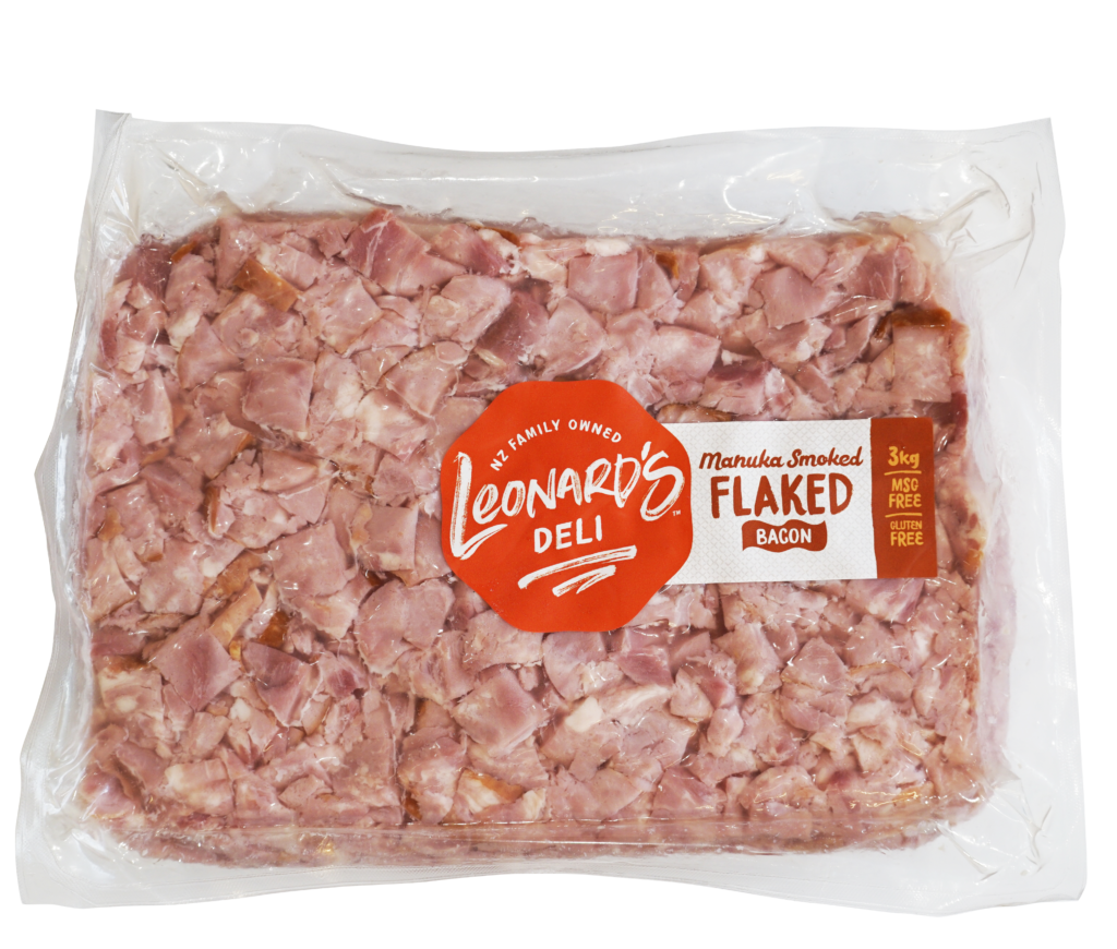 Manuka Smoked Flaked Bacon • Leonard's Superior Smallgoods